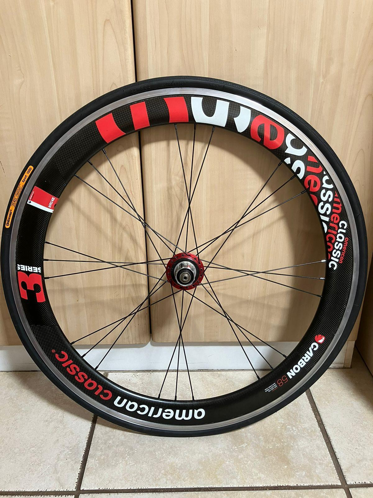 American Classic 58mm Back Wheel (Clincher) | Road Bike Wheels | Bike Hub