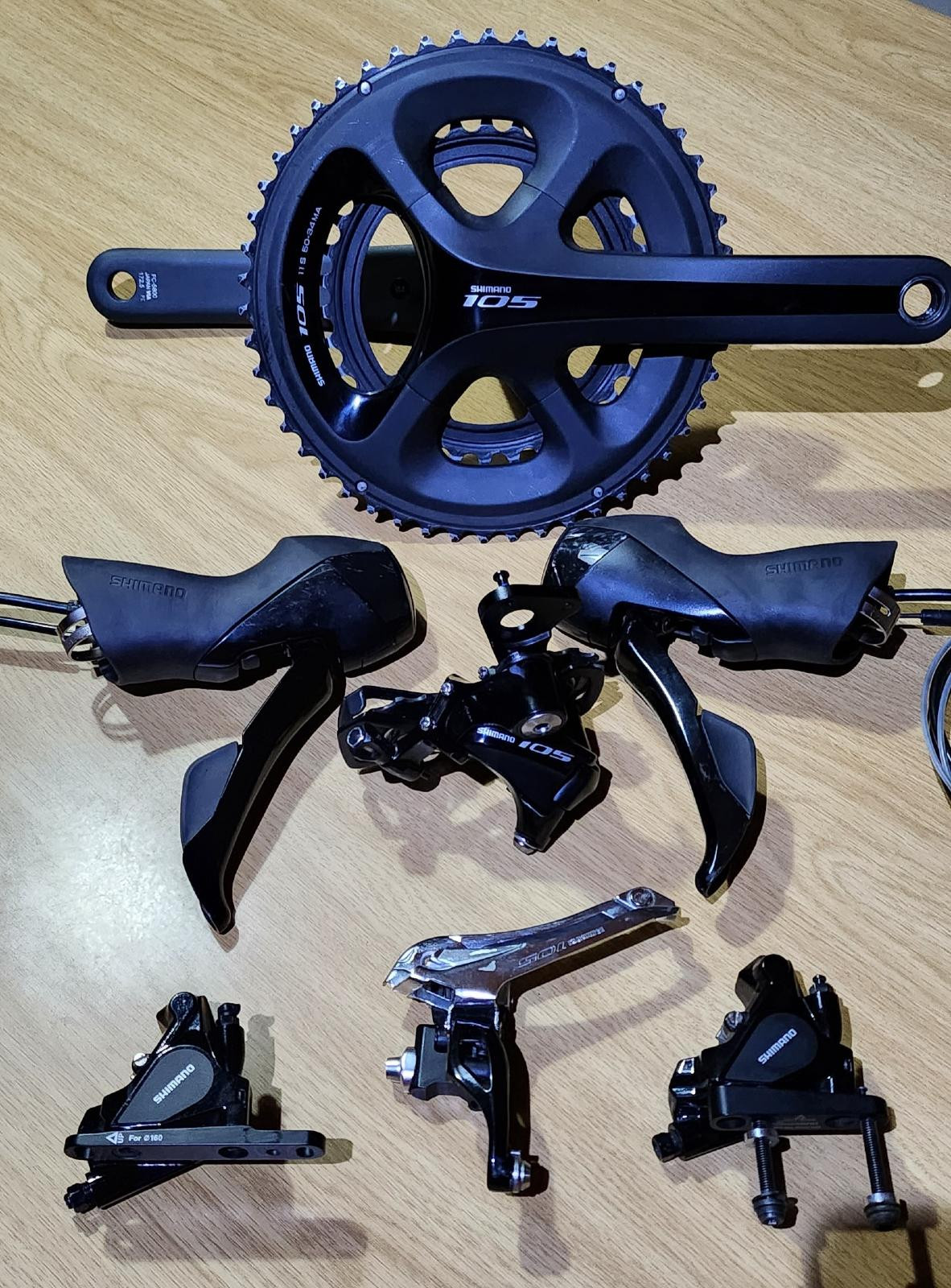 Shimano 105 11speed disc groupset | Complete Groupsets | Bike Hub