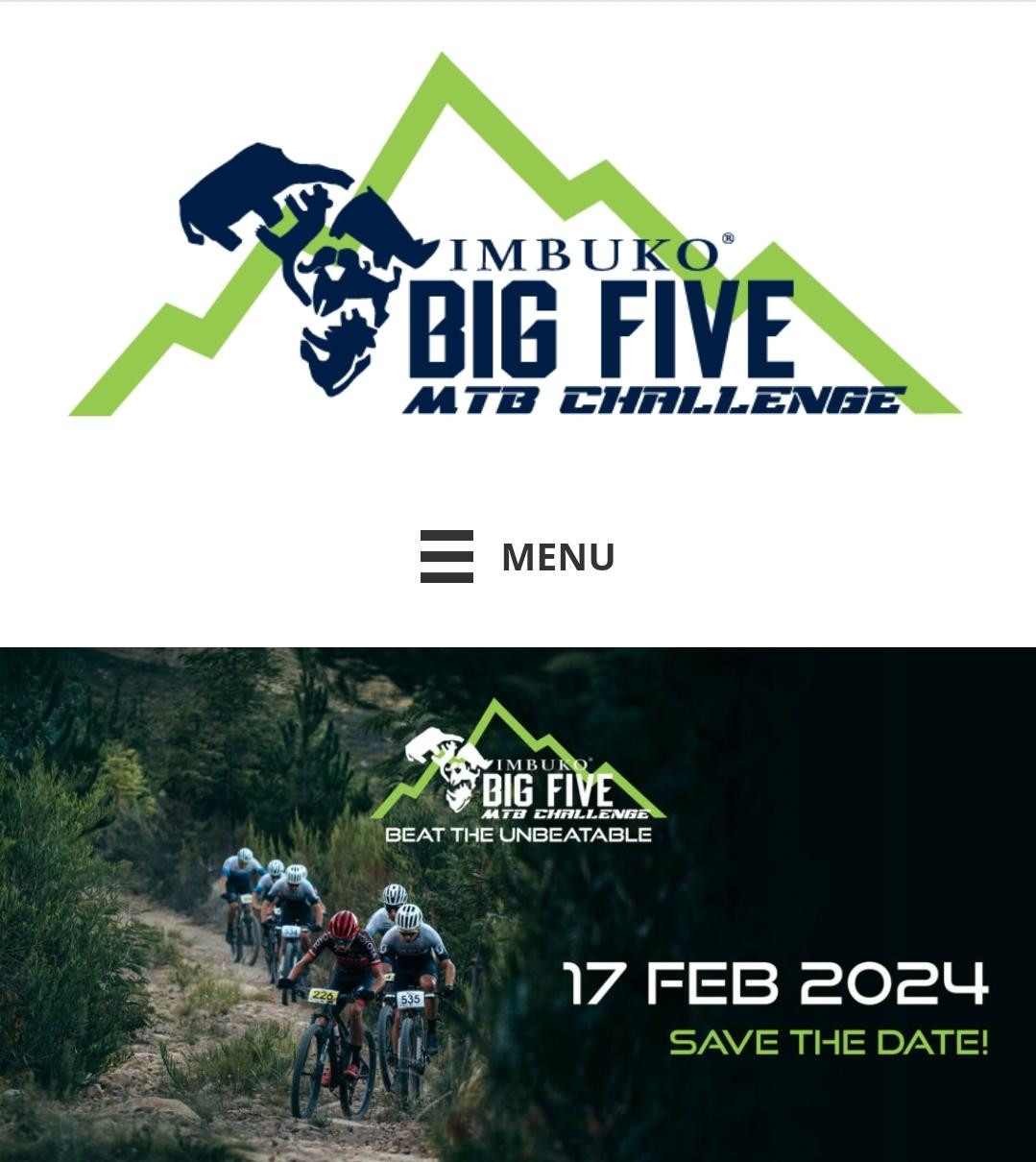 Imbuko big 5 entry | Event Entries | Bike Hub