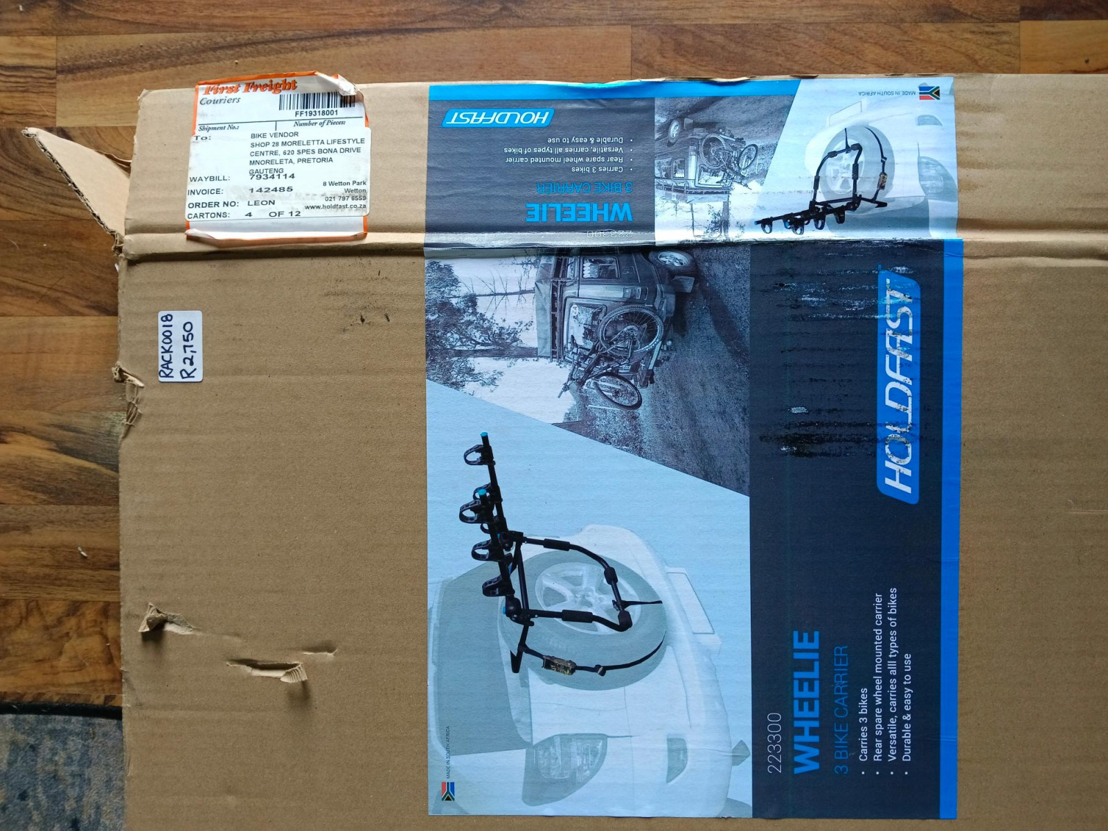 Wheelie Holdfast 3 Bike Carrier | Bike Racks | Bike Hub