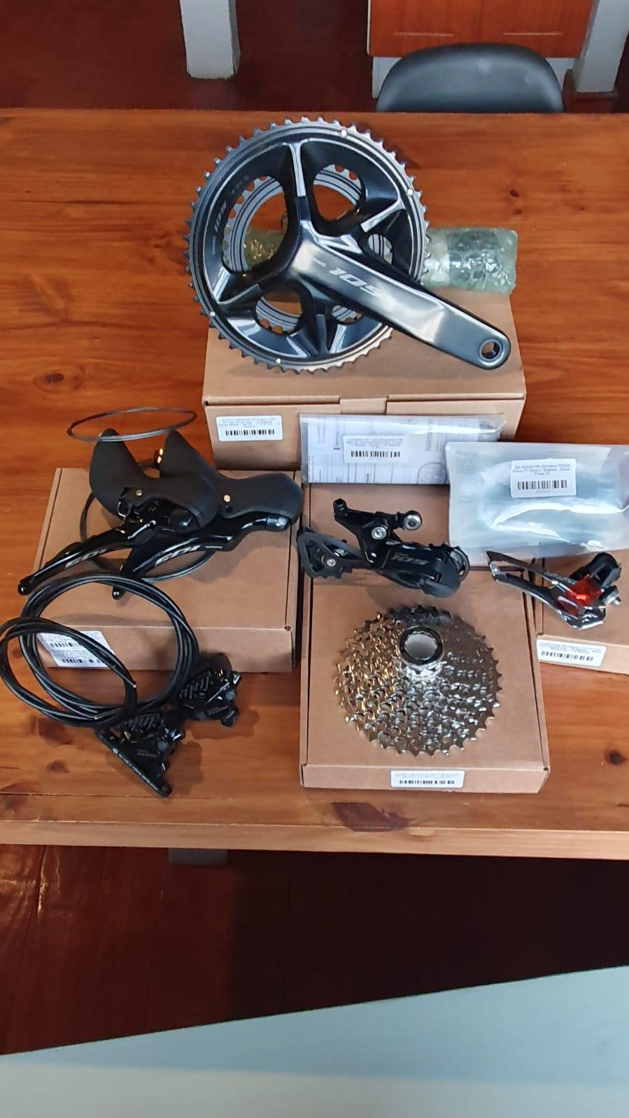 12 SPD SHIMANO 105 R7120 DISC GROUPSET BRAND NEW! | Complete Groupsets ...