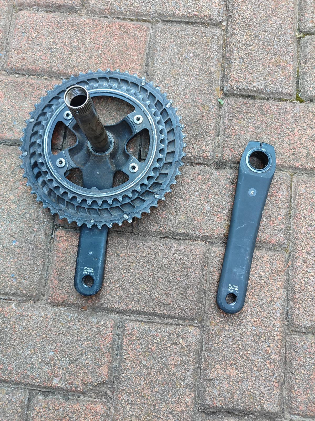 Shimano 105 Crank With Chainrings 53T & 39T | Cranksets | Bike Hub