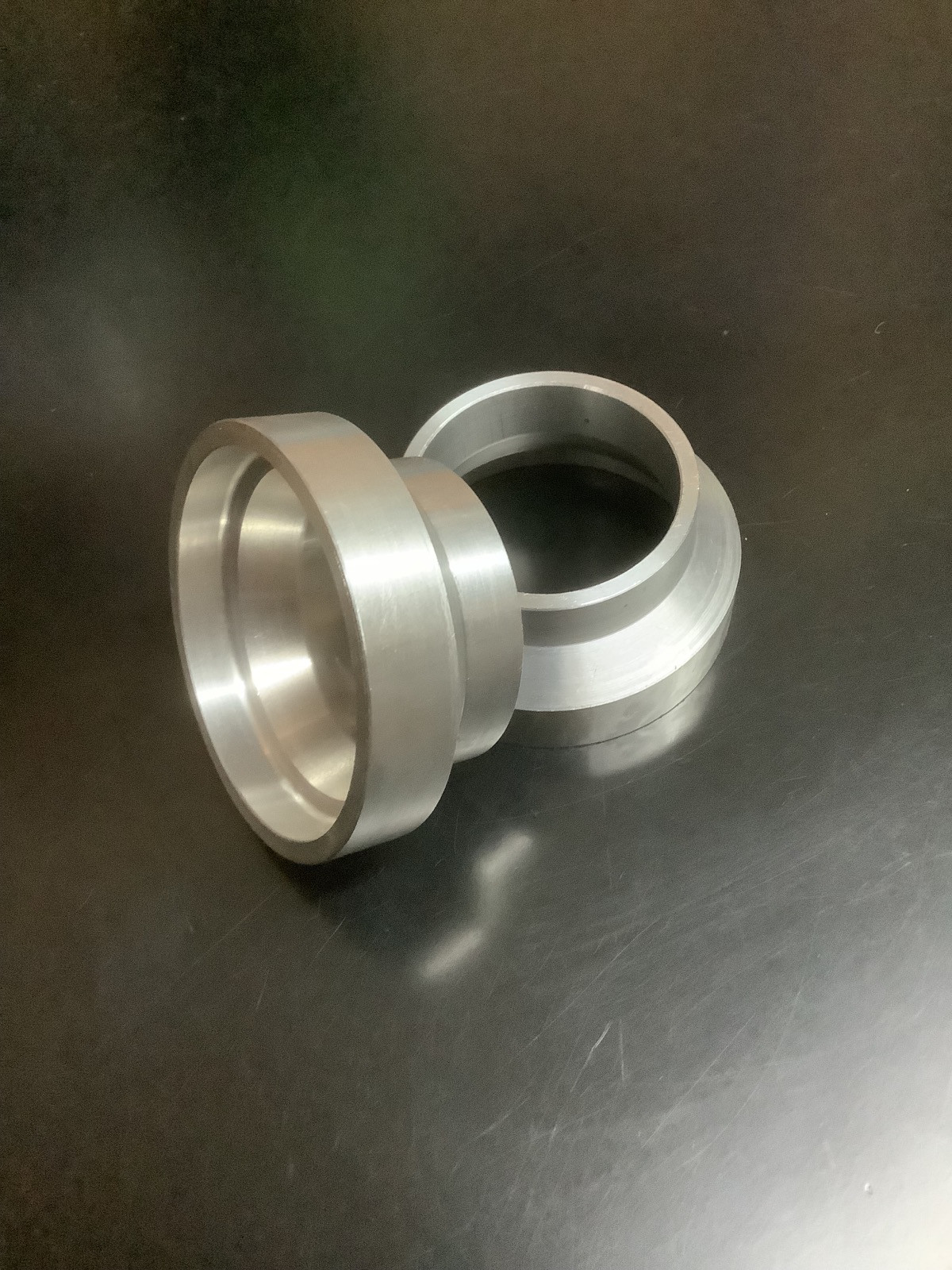 Adapter to convert a straight steerer to a taper | Mountain Bike Forks ...