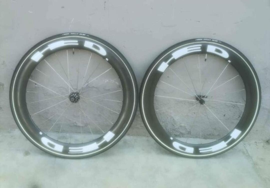 50mm HED Carbon Tubby Wheels (Urgent Sale) | Road Bike Wheels | Bike Hub