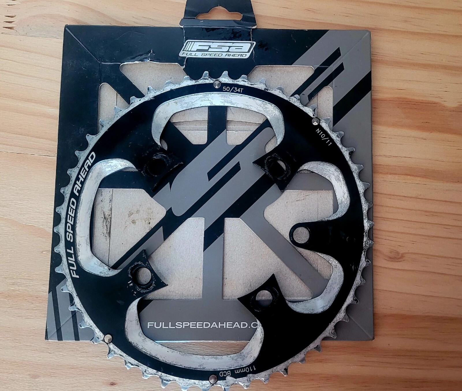 FSA 50/34T set | 110BCD 4-bolt | Chainrings | Bike Hub