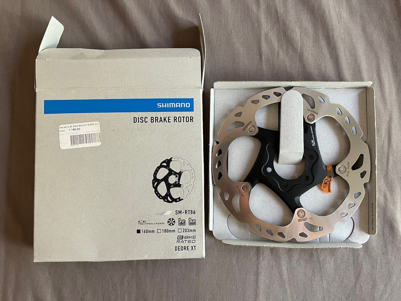 Shimano XT SM-RT86 160mm Rotor | Mountain Bike Brakes | Bike Hub