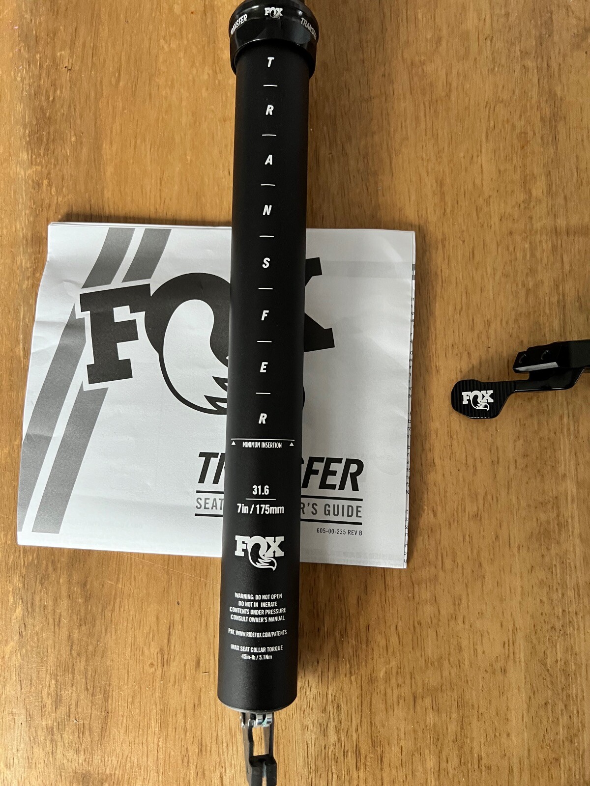 FOX Transfer Performance 31.6 x 175mm | Dropper Seat Posts | Bike Hub