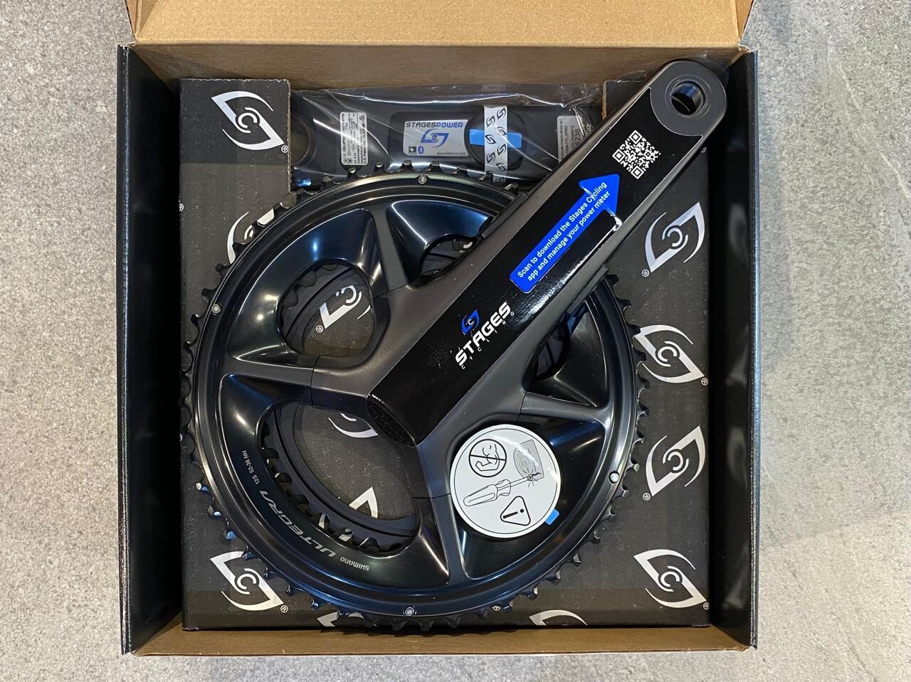 Stages Power Crank - Ultegra 52-36 172.5mm | Power Meters | Bike Hub