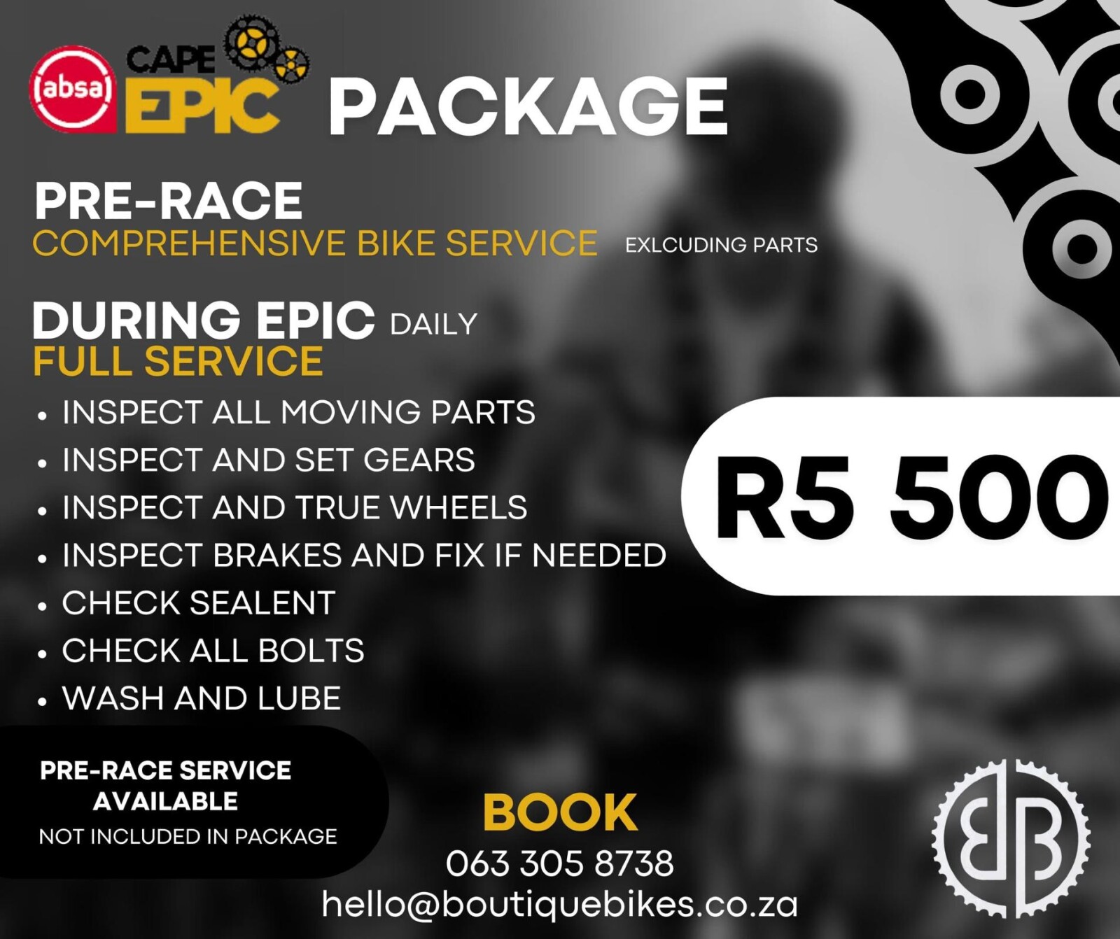 Cape epic service packages | Bike Services & Repairs | Bike Hub