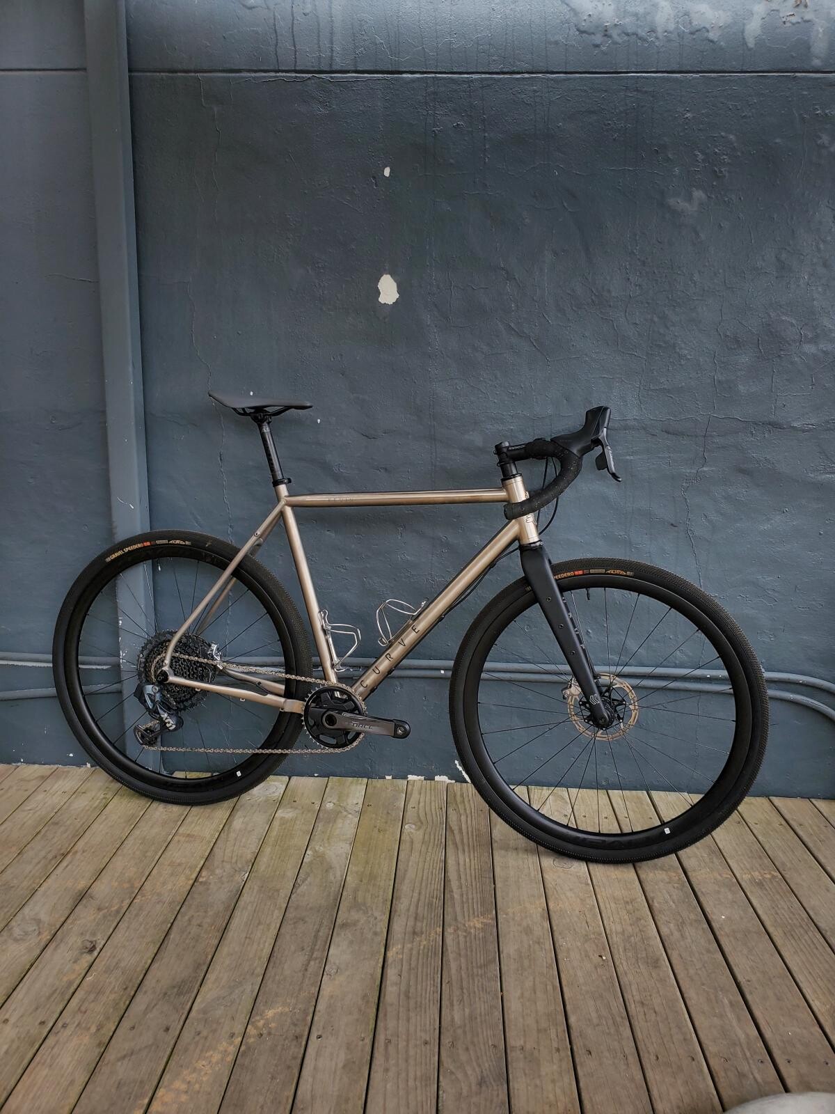 CURVE KEVIN Titanium 700C Gravel Bike 56cm (L) | Gravel Bikes | Bike Hub