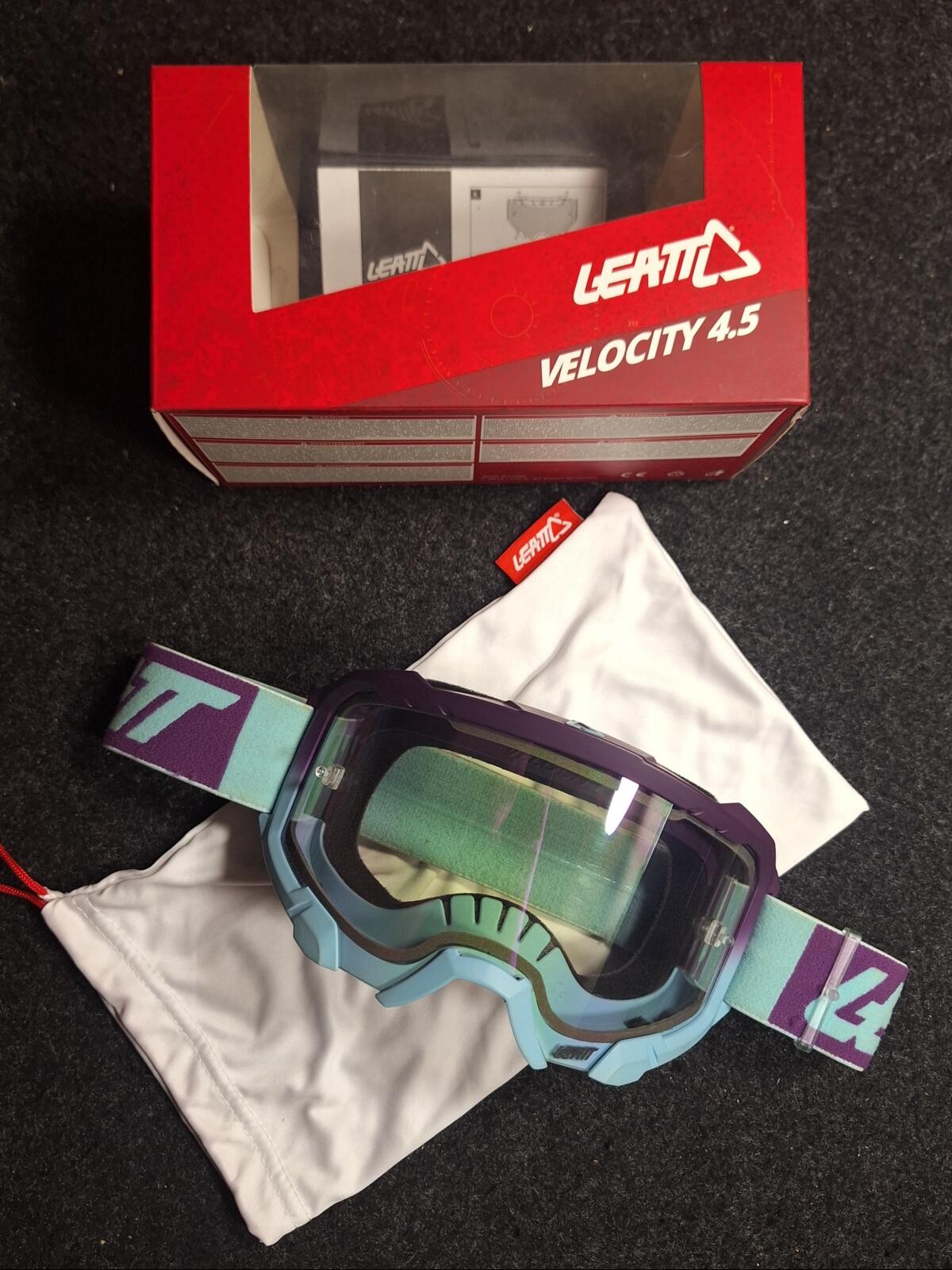 Leatt Velocity 4.5 Iriz Aqua | Eyewear | Bike Hub