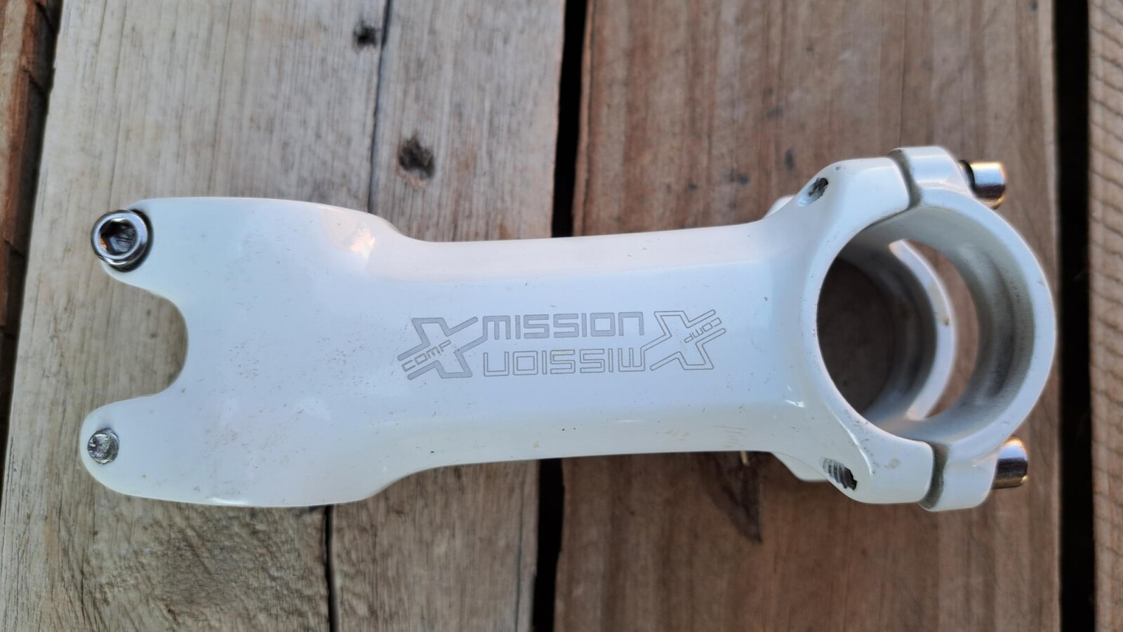 Xmission White 90mm Alloy Stem | Stems | Bike Hub