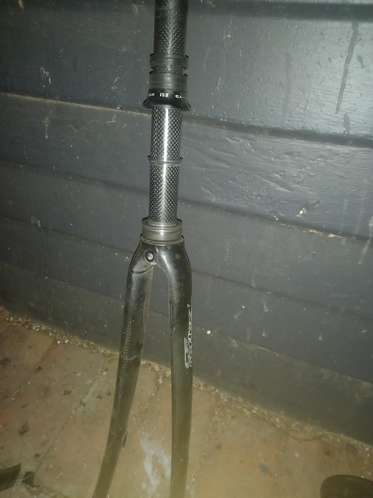 Carbon fibre fork with cane and creek headset | Road Bike Forks | Bike Hub