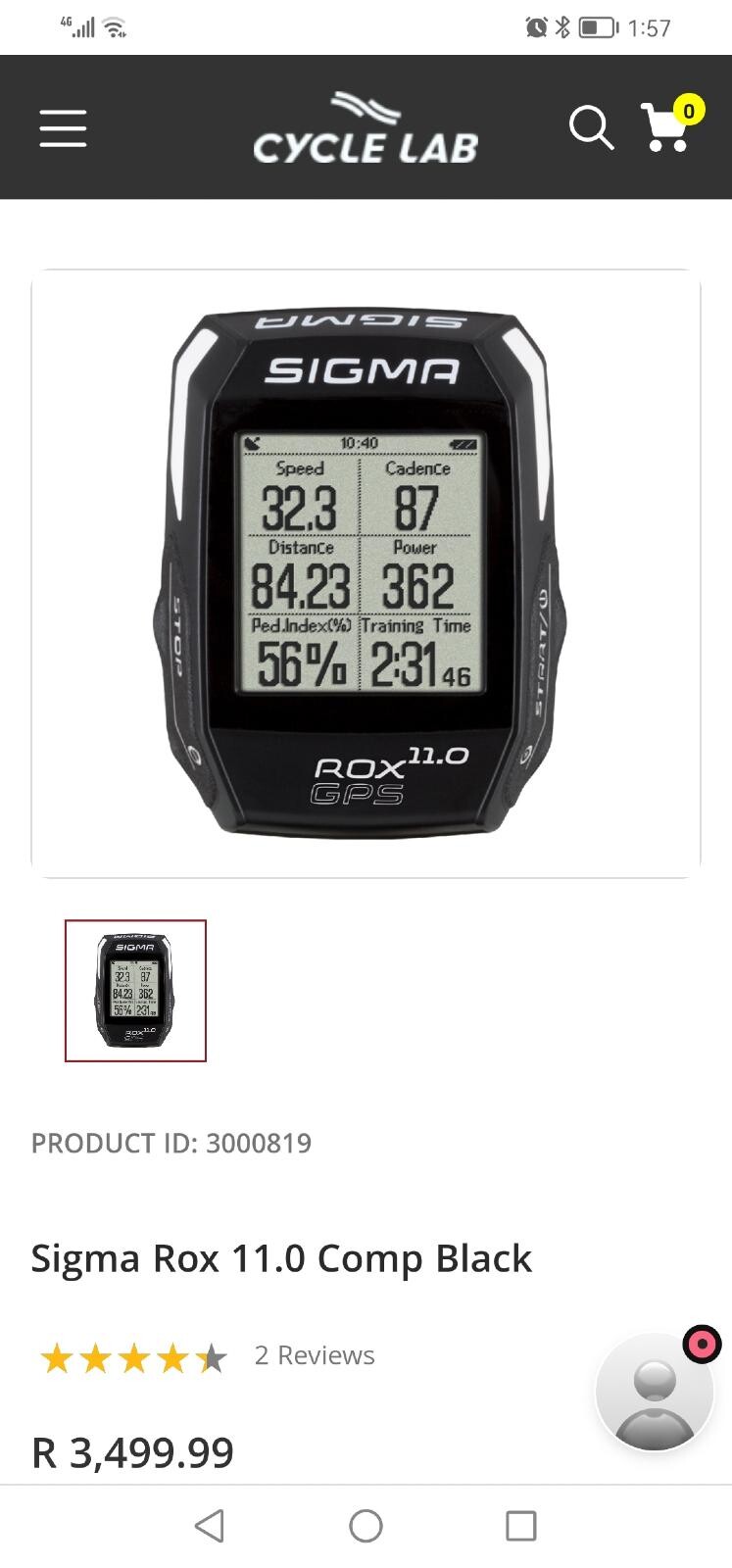 Sigma Rox 11 GPS | Computers & GPS | Bike Hub
