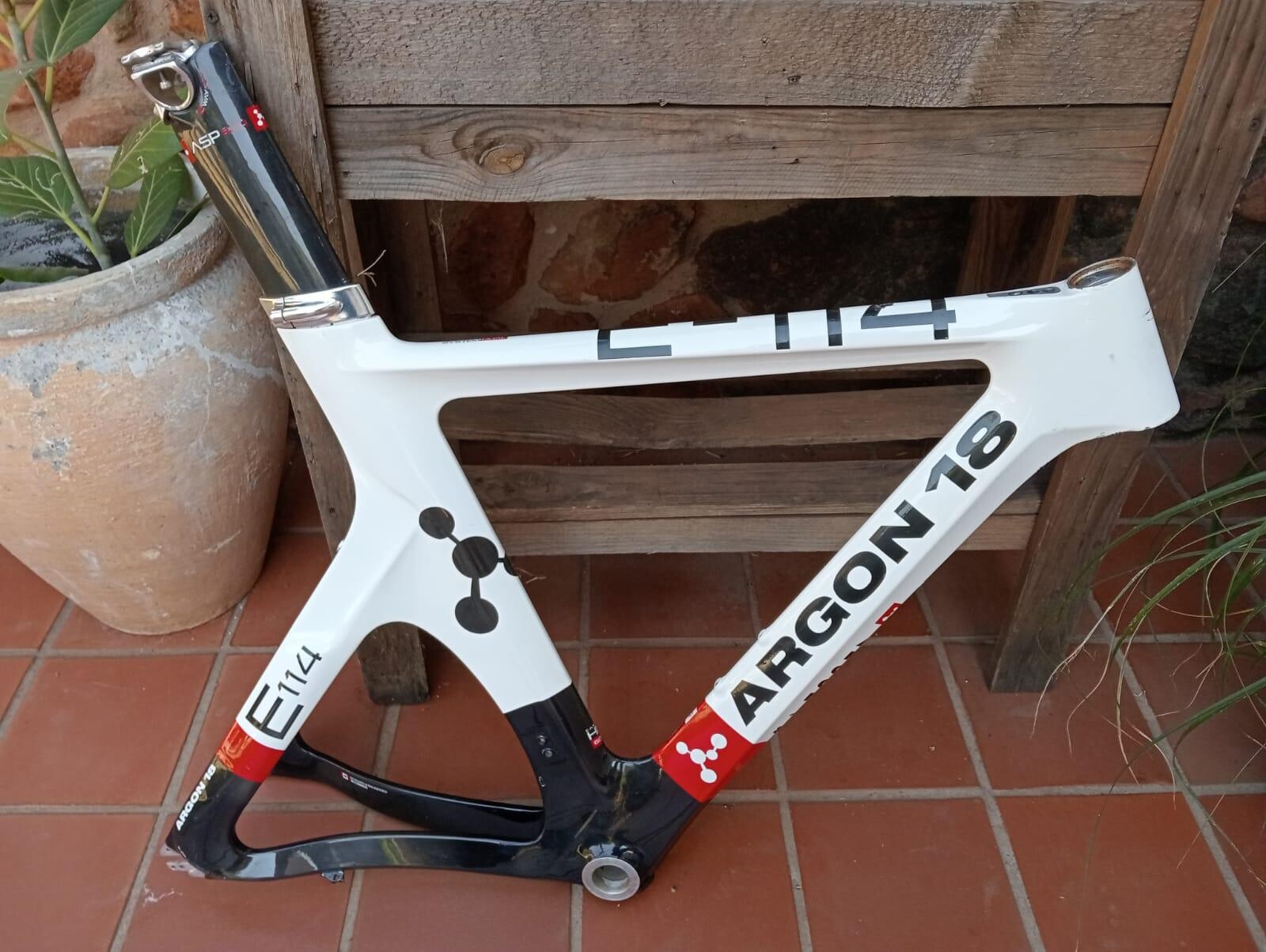 Argon E-114 Timetrial frame (Medium) | Triathlon & Time Trial Bike ...