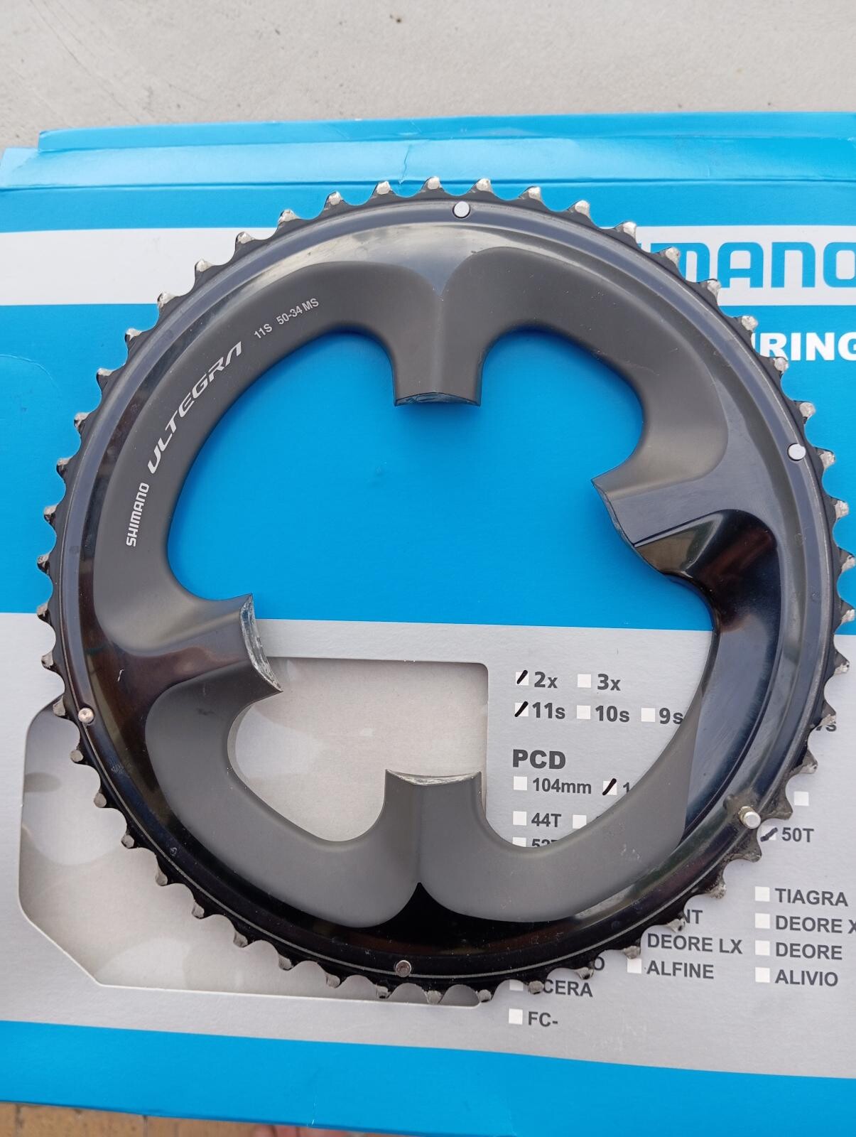 Ultegra 50 T chainring | Chainrings | Bike Hub