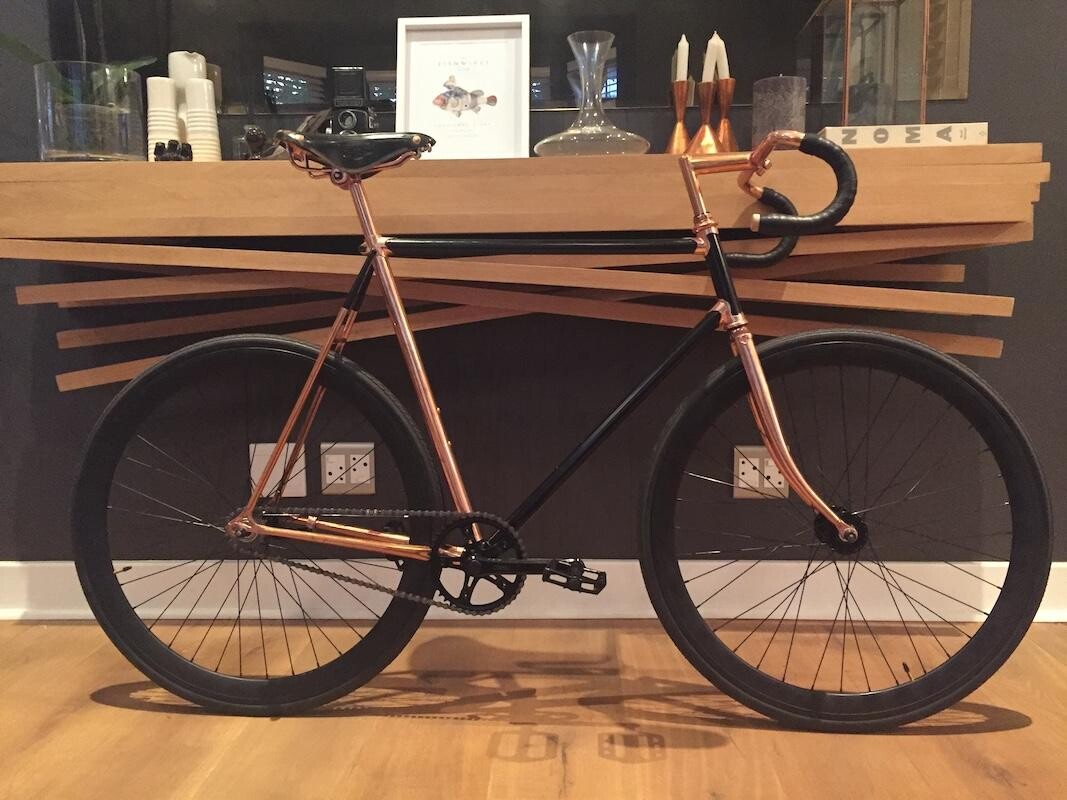 Custom Vintage Fixie (Copper) | Vintage Bikes | Bike Hub