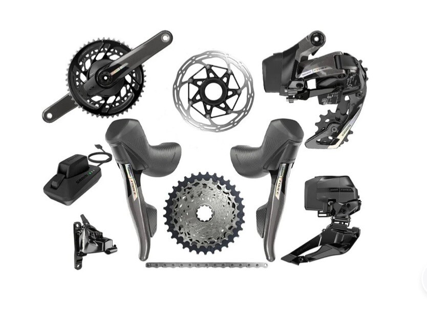 Sram Force eTap D2 AXS 2X HRD Groupset - Brand new | Complete Groupsets ...