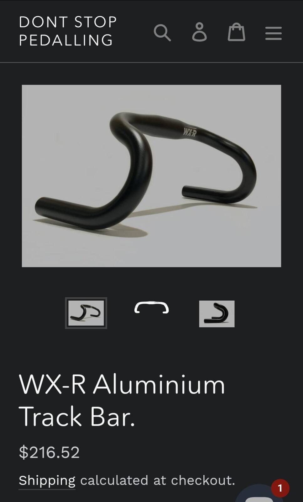 Track handle bar WX - R | Handlebars | Bike Hub