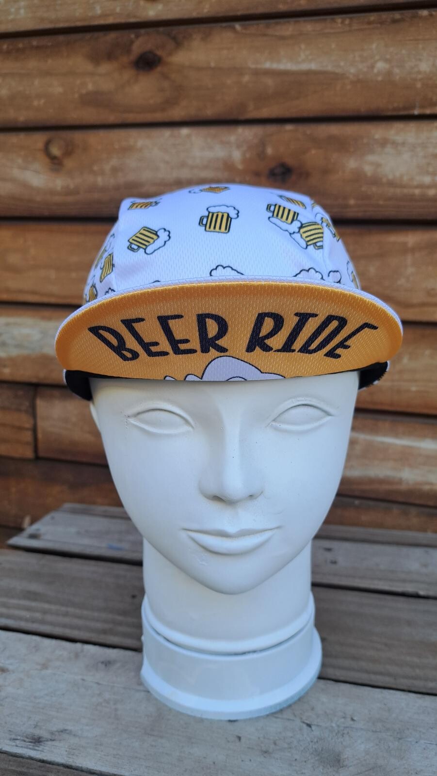 New Beer Ride White Cycling cap | Helmets | Bike Hub