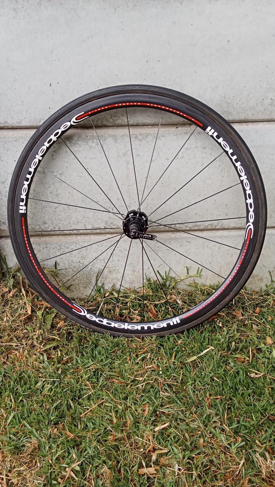 Rear DedaElementi tubular wheel. | Road Bike Rims | Bike Hub