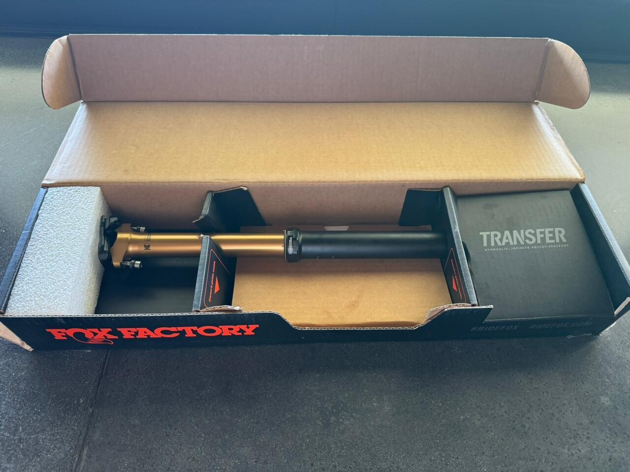 Fox Factory Transfer SL 31.6mm 150mm dropper post | Dropper Seat Posts ...