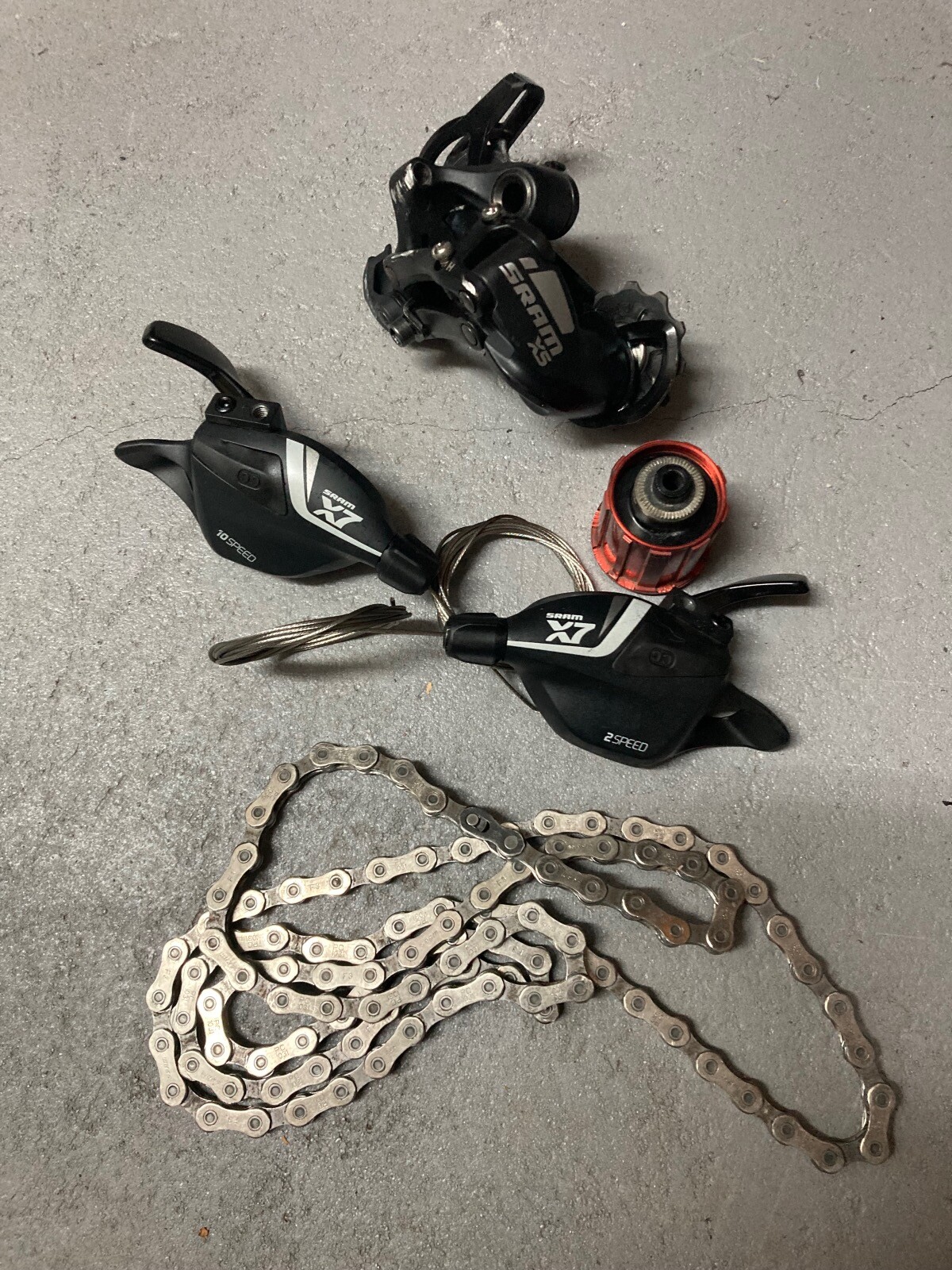 SRAM 2x10 speed X7 parts | Complete Groupsets | Bike Hub