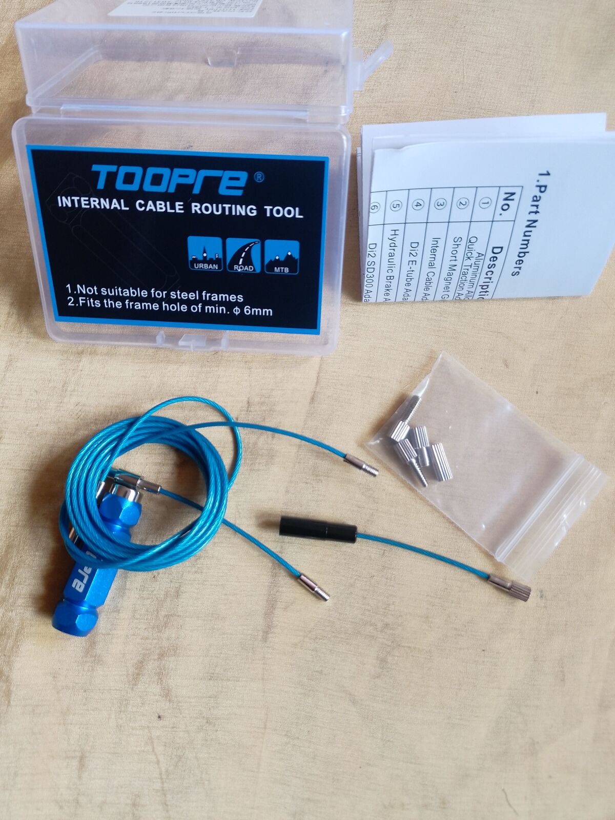 Toopre Internal Cable Routing Tool | Saddle Bags & On-bike Storage ...