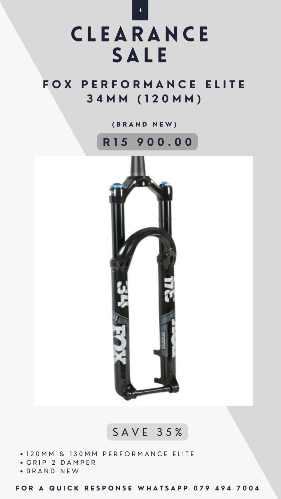 Fox 34 Float Performance Elite (130mm) *Brand New | Mountain Bike Forks ...