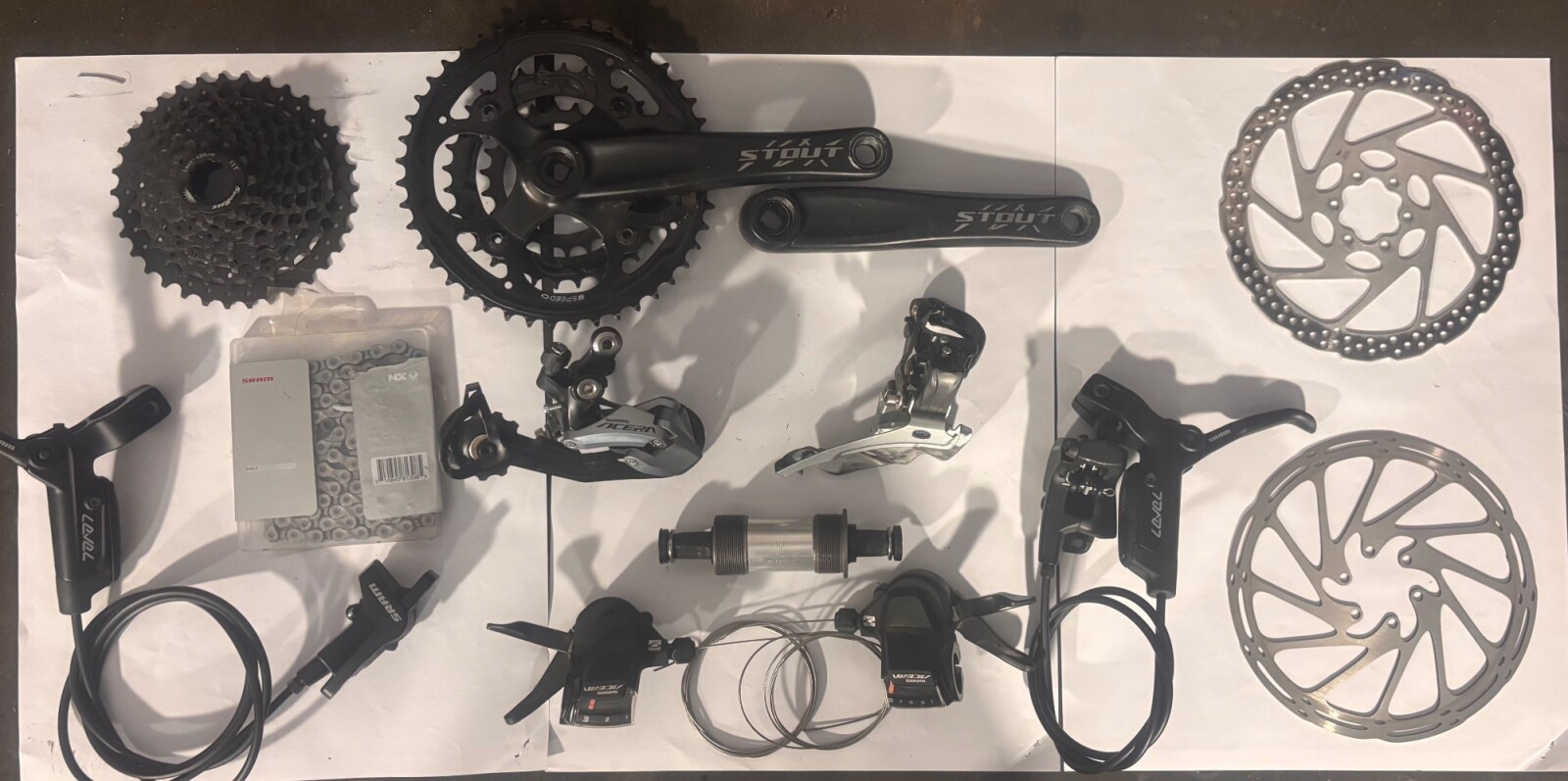 Shimano groupset with extras | Complete Groupsets | Bike Hub