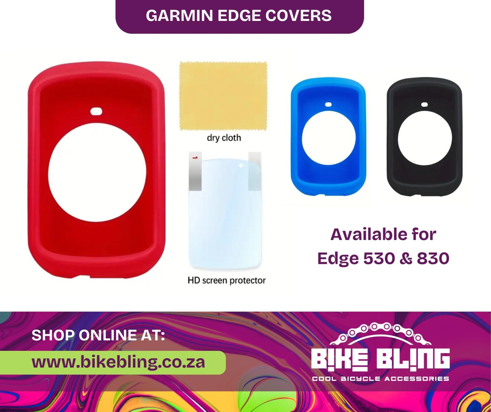 Garmin Edge 530/830 Silicone Covers | Computers & GPS | Bike Hub