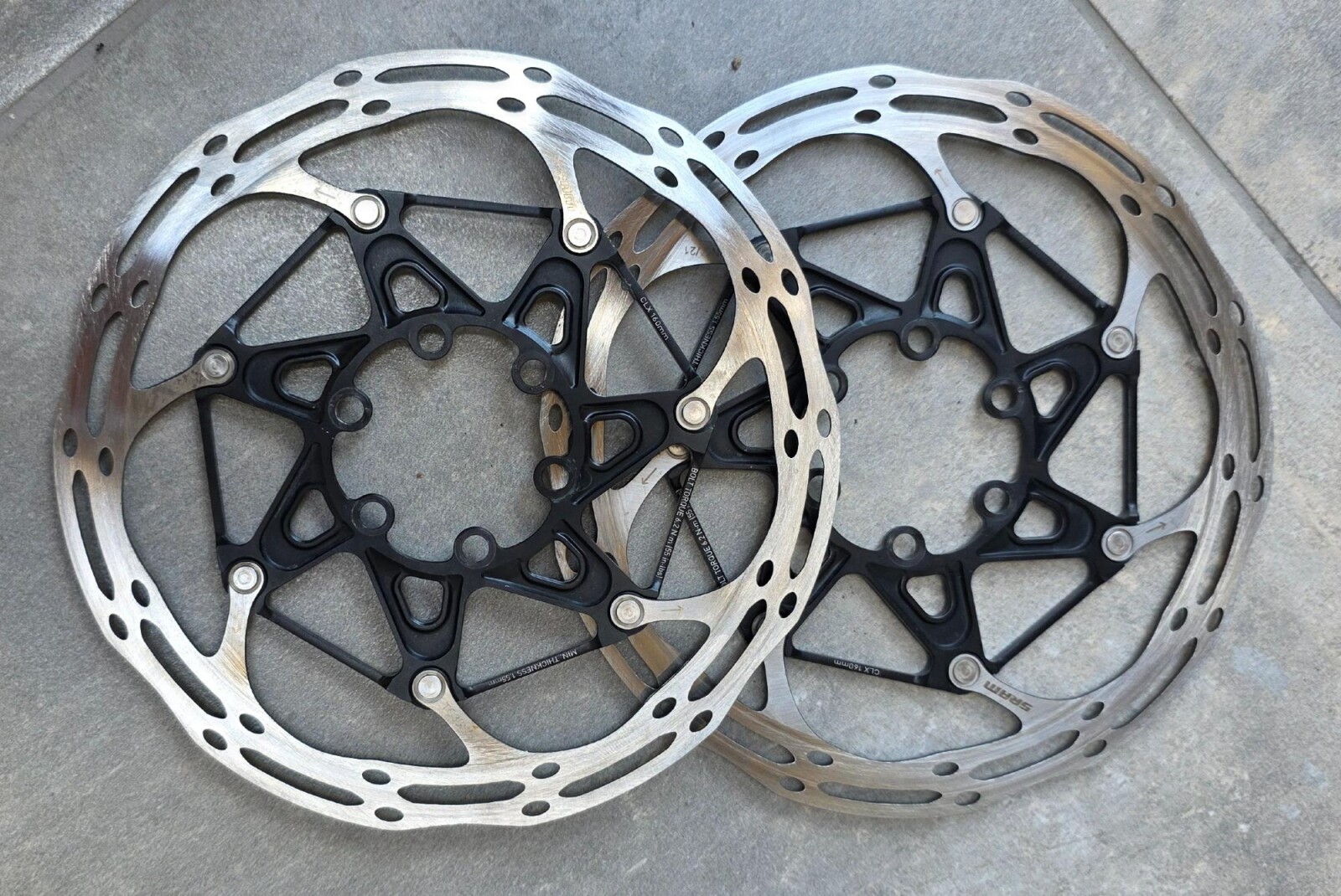 2x Sram CLX 160mm rotors - Excellent cond | Brake Parts & Accessories ...