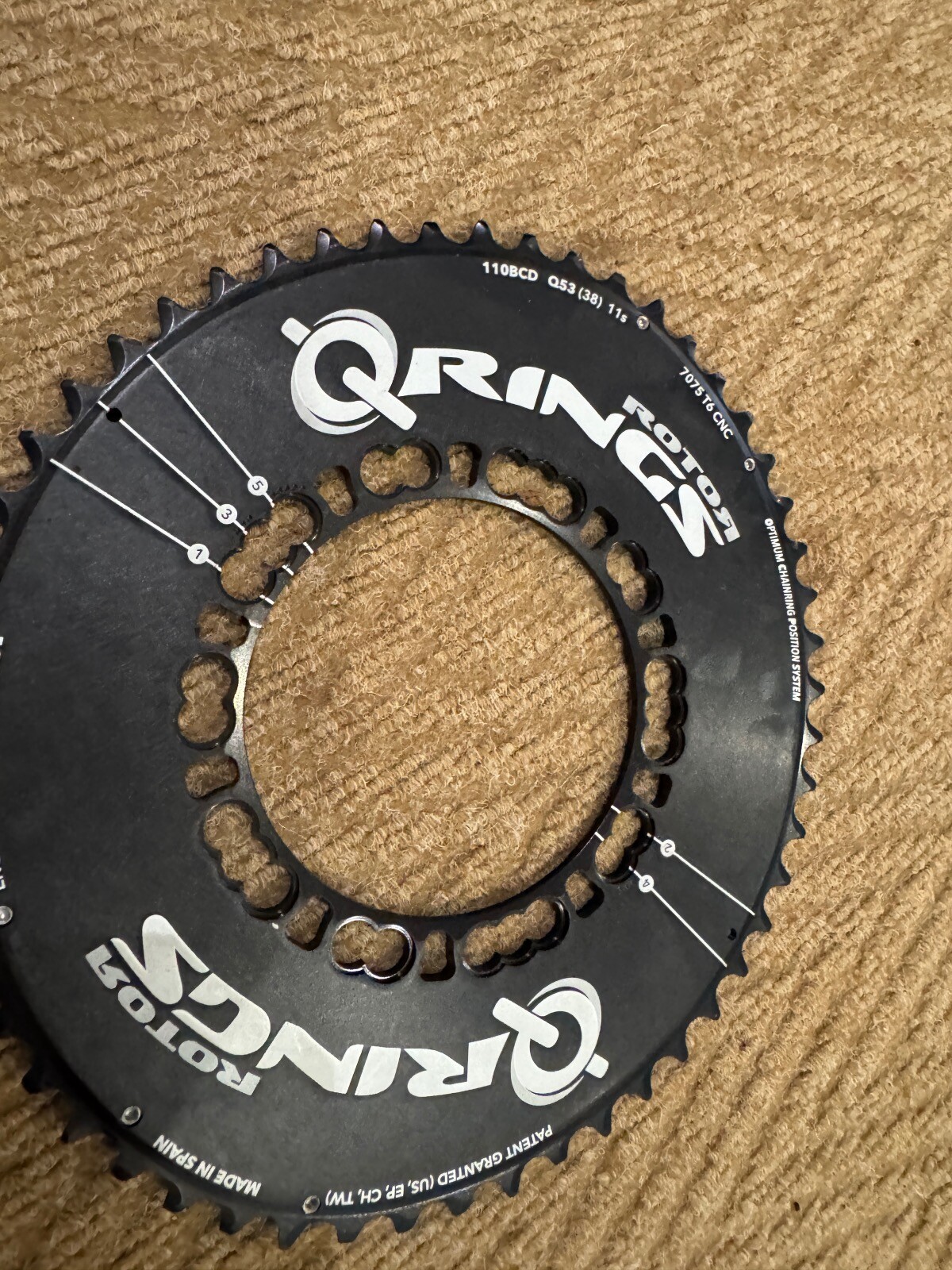 Rotor Q ring- Oval chain ring size 53 brand new. | Chainrings | Bike Hub
