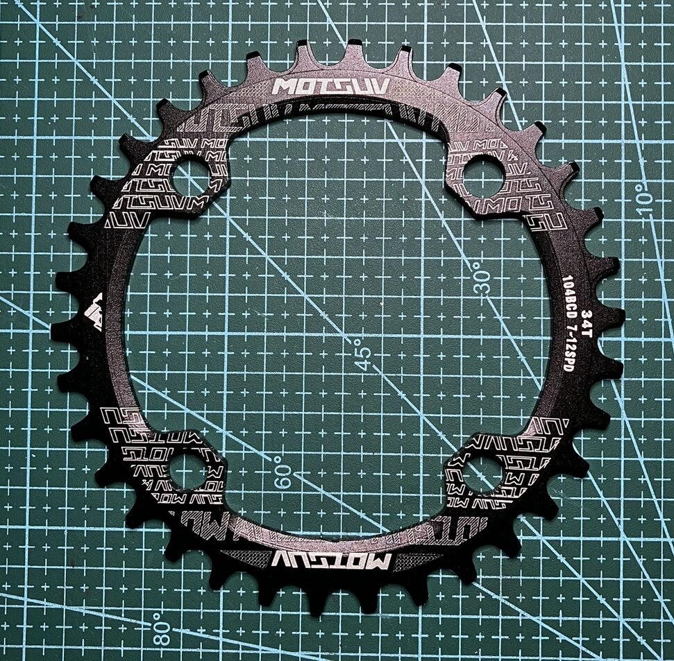 Brand new 34t Narrow Wide 104BCD Chainring | Chainrings | Bike Hub