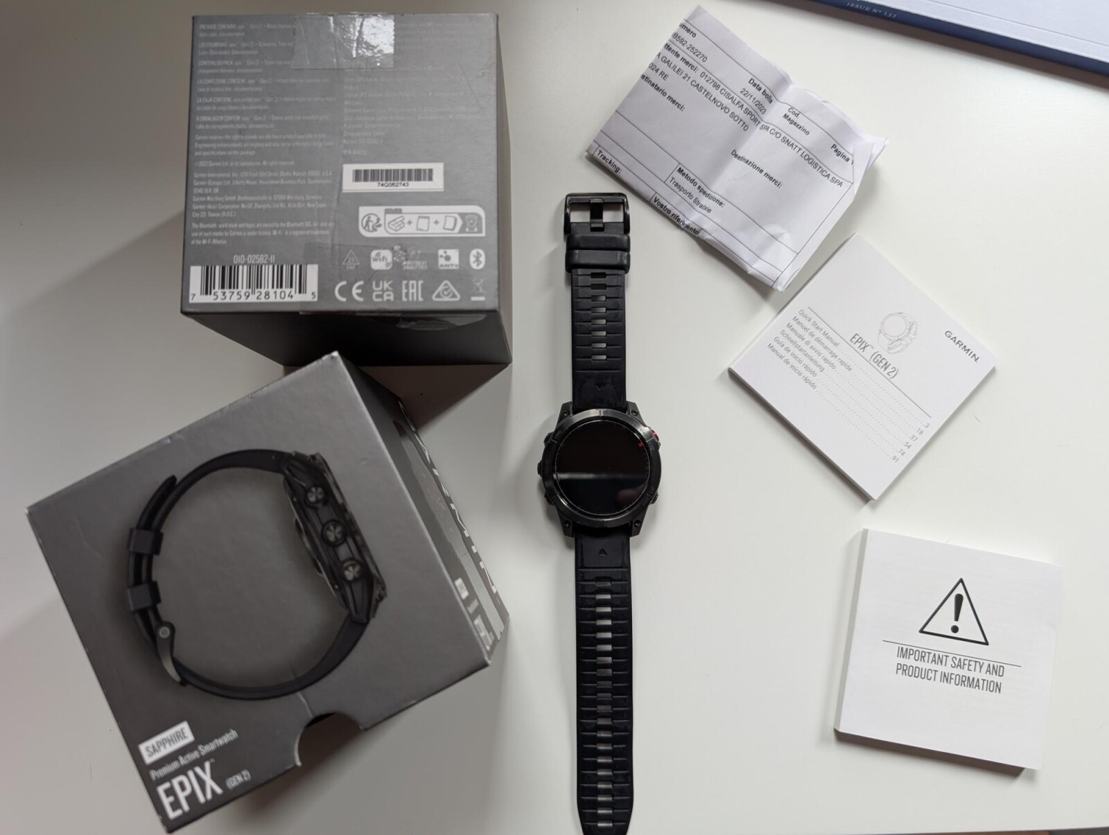 Garmin Epix (Gen 2) Sapphire Titanium 47mm | Watches & Wearables | Bike Hub