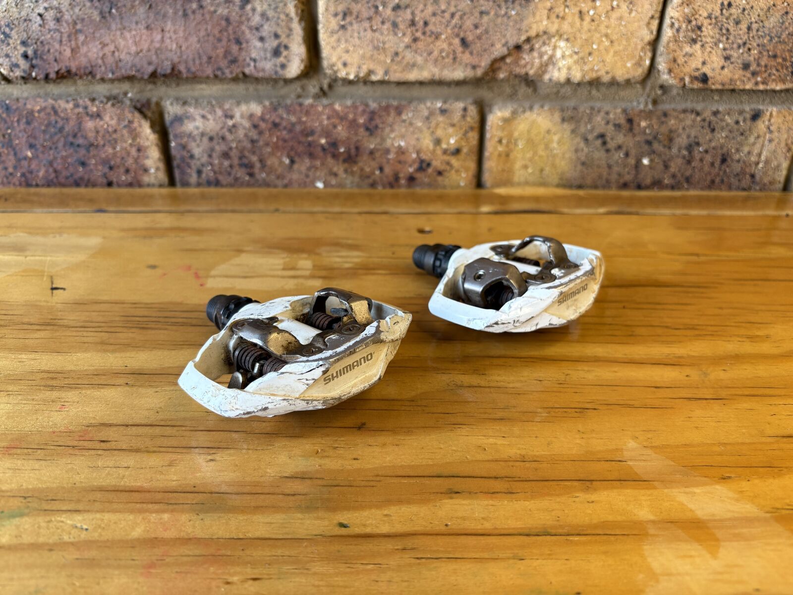 Shimano White SPD MTB Pedals | Pedals | Bike Hub