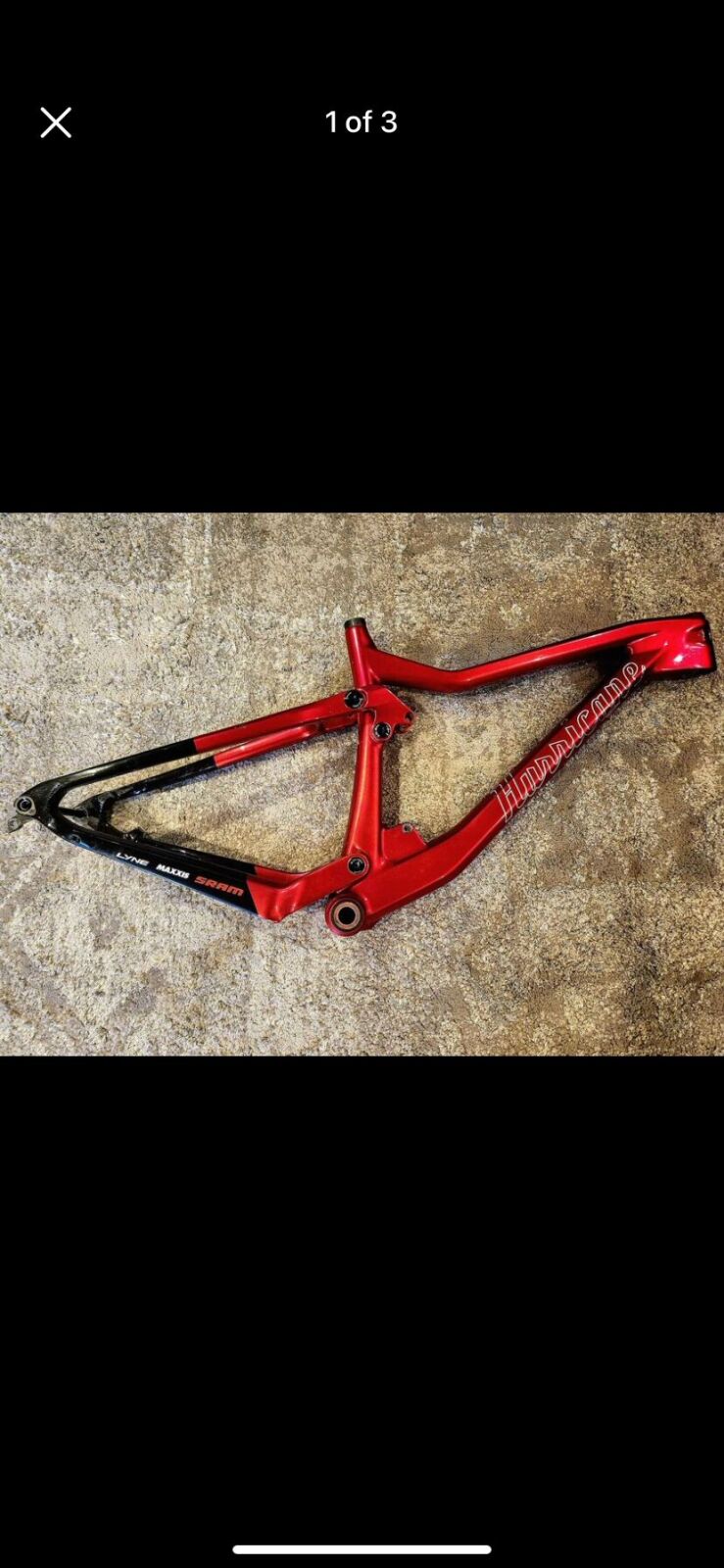 Hurricane Full carbon Medium frame | Dual Suspension Mountain Bike ...