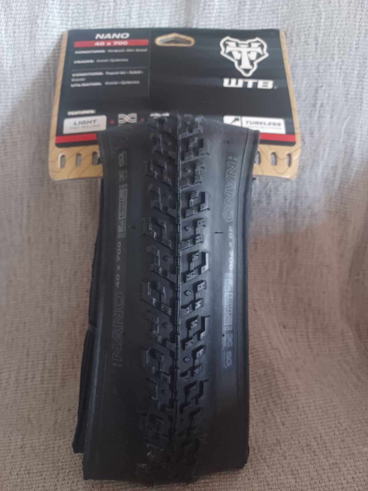 WTB Nano gravel tyre 700x40mm | Gravel Bike Tyres | Bike Hub