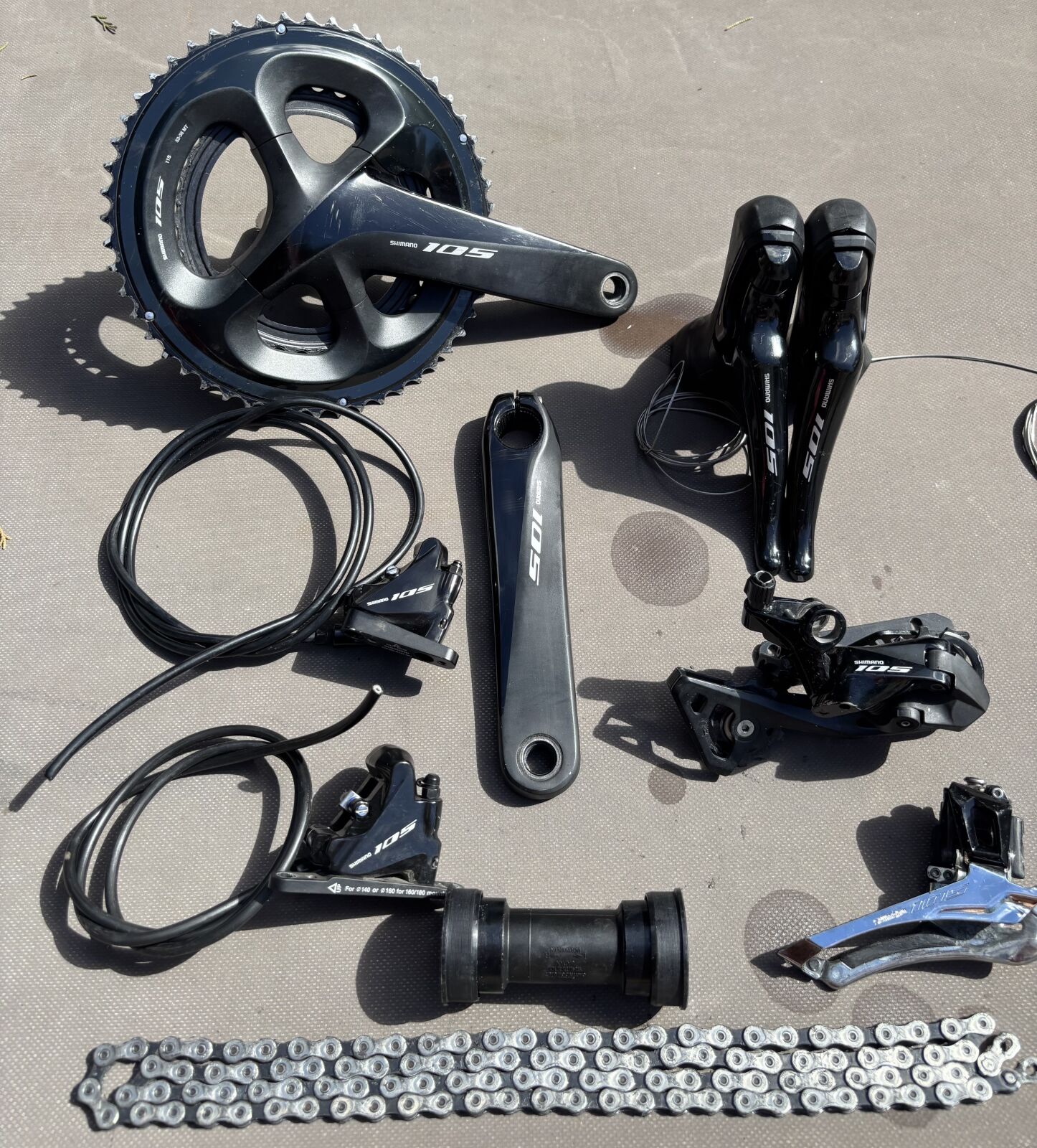 Shimano 105 11spd Cable Groupset | Complete Groupsets | Bike Hub