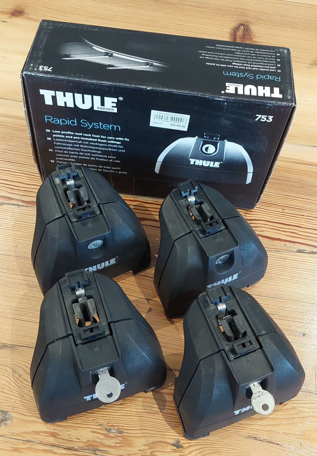 Thule Rapid System 753 for Toyota Fortuner 2016+ | Bike Racks | Bike Hub