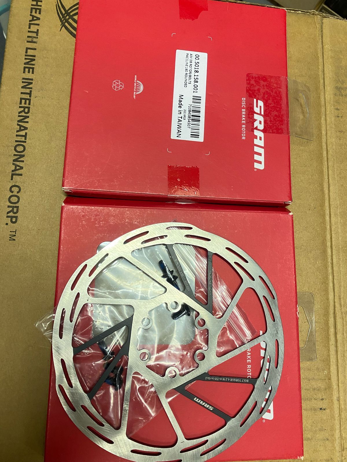 SRAM Paceline Rotors 6 bolt SET (BRAND NEW) | Road Bike Brakes | Bike Hub
