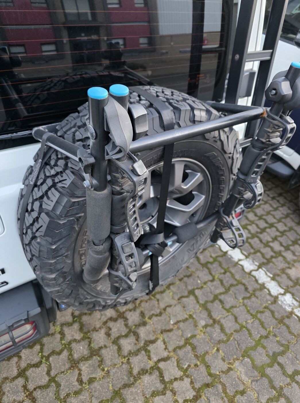 Holdfast spare wheel bike rack | Bike Racks | Bike Hub
