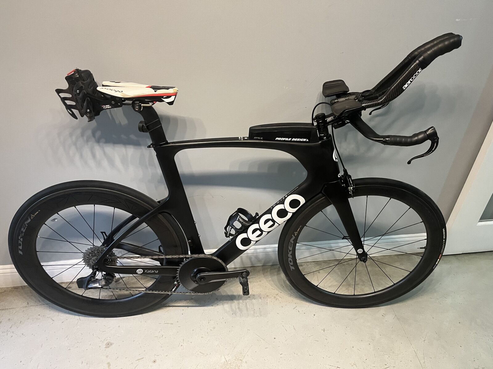 Ceepo Katana TT Bike SRAM Force/Red for sale | Triathlon & Time Trial ...