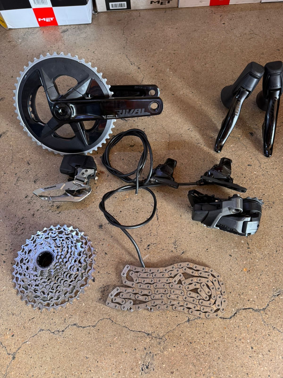 Sram Rival AXS 12 speed groupset w. Power meter | Complete Groupsets ...