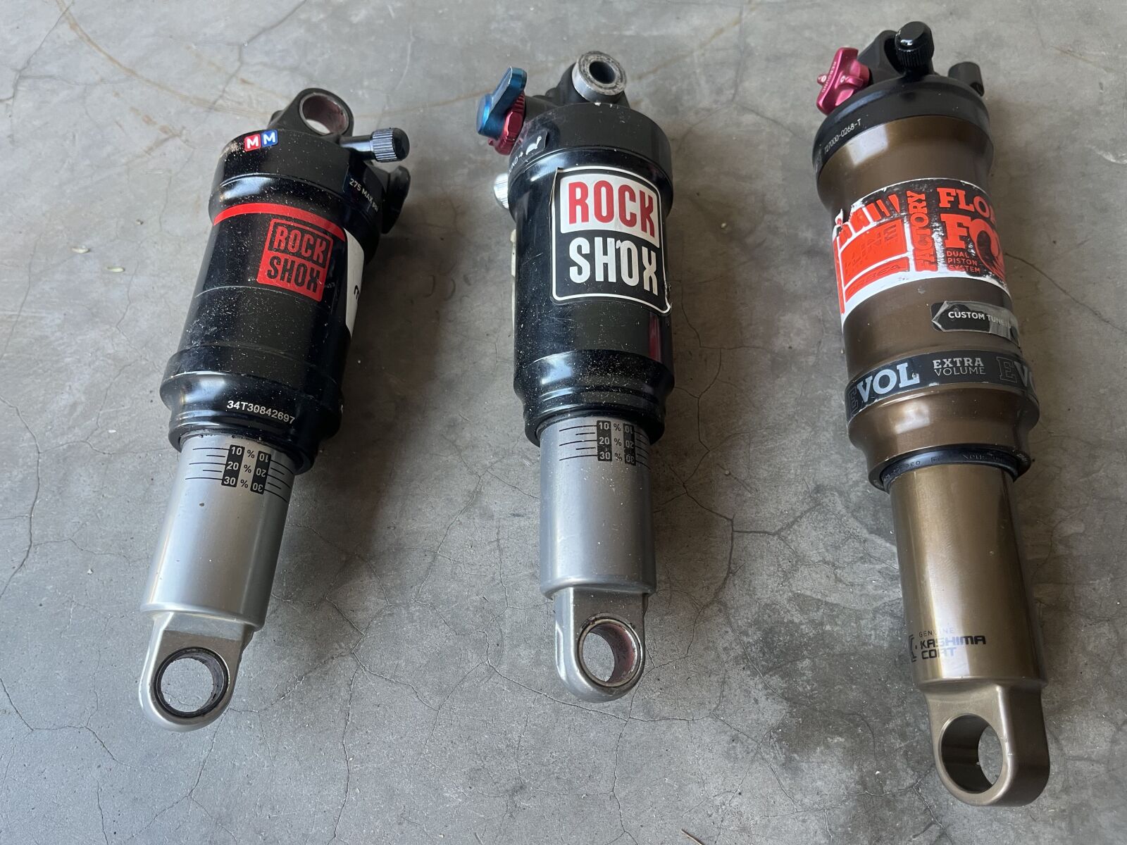Assorted rear shocks (reduced) | Rear Shocks | Bike Hub