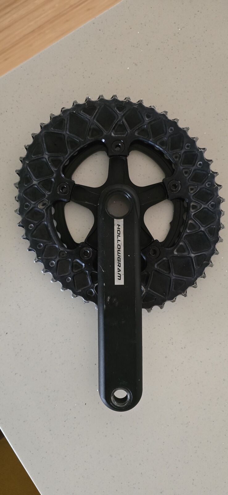 Hollowgram SiSL2 crankset and oval chain ring | Cranksets | Bike Hub
