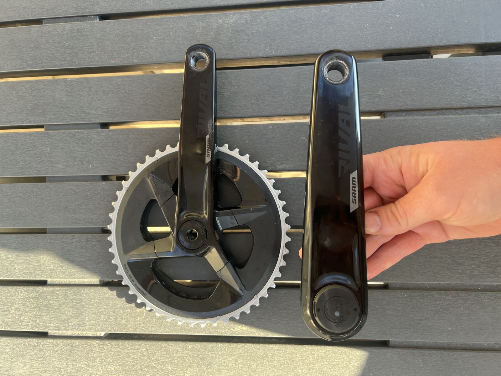 SRAM Rival AXS Crankset + Quarq Power Meter | Cranksets | Bike Hub