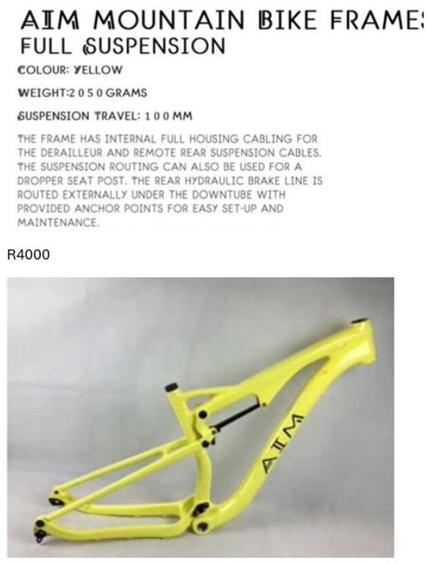 Carbon 29" Frame Softtail 1x Large 1x Medium | Dual Suspension Mountain ...