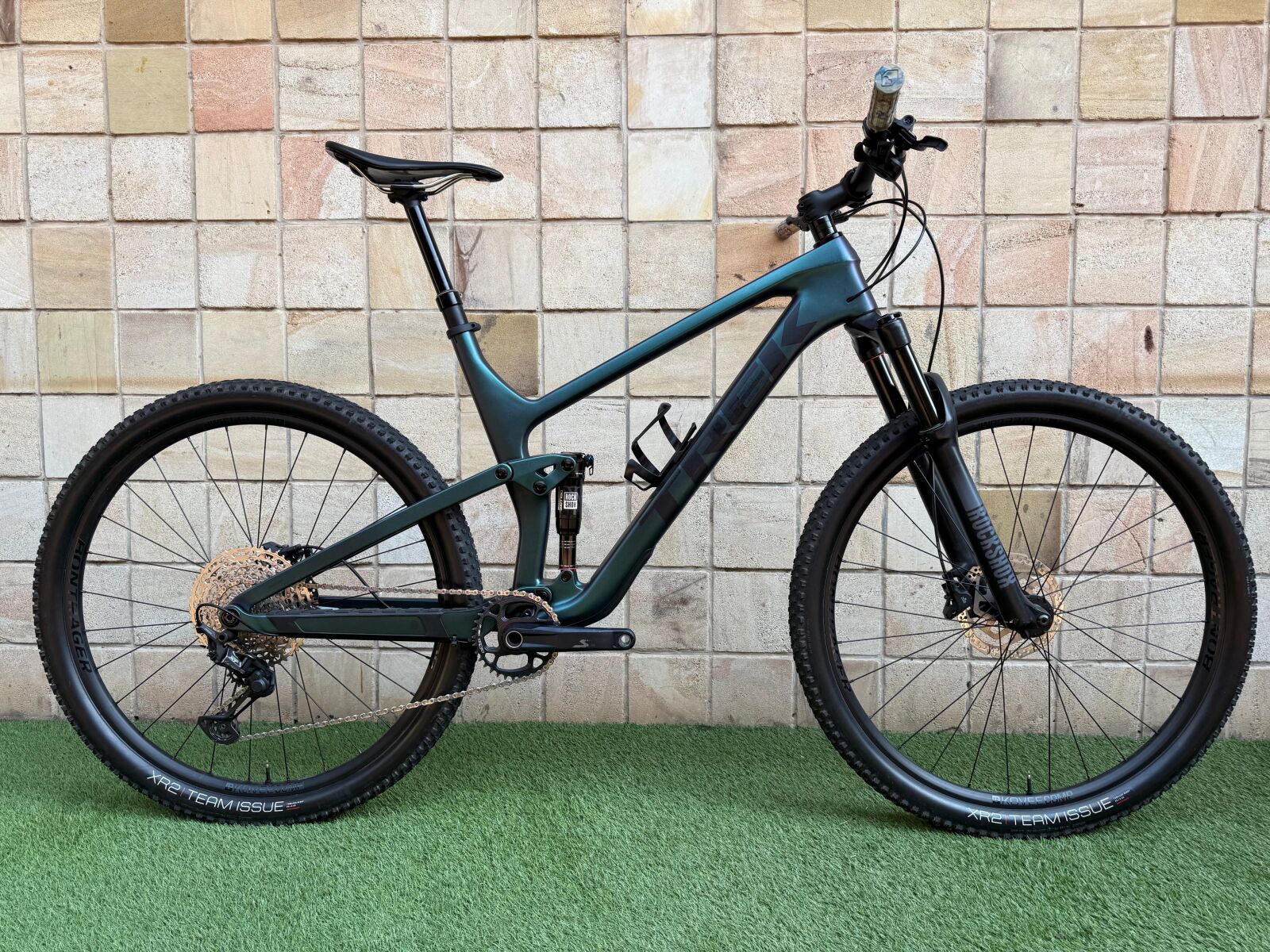 Trek Top Fuel 9.8 XL Green | Dual Suspension Mountain Bikes | Bike Hub