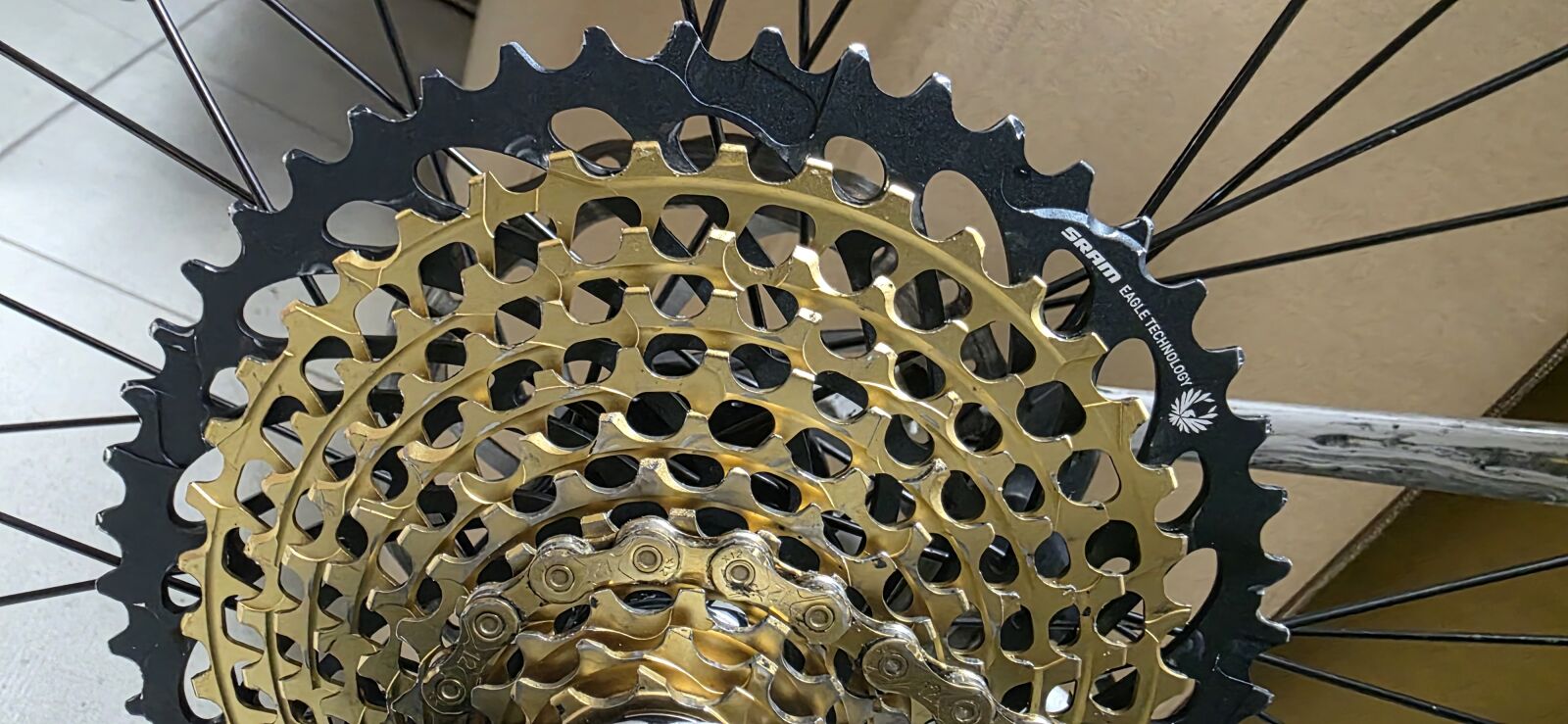 AS NEW: Sram Eagle XX1 Gold 10/50T | Cassettes | Bike Hub